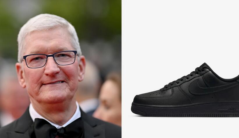 Apple CEO Tim Cook Wears Meme-Worthy Black Nike Air Force 1s at Apple’s ...